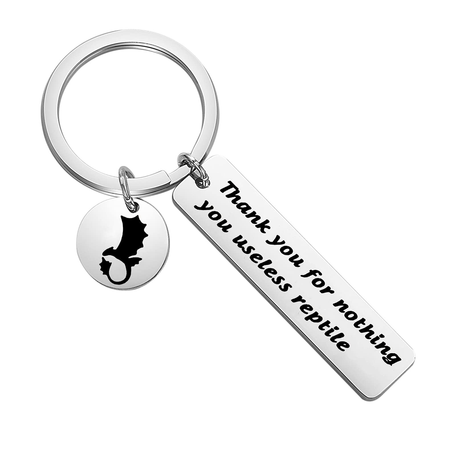 BAUNA Dragon Movie Inspire Keychain Anime Jewelry With Dragon Charm (Dragon Movie Keychain)