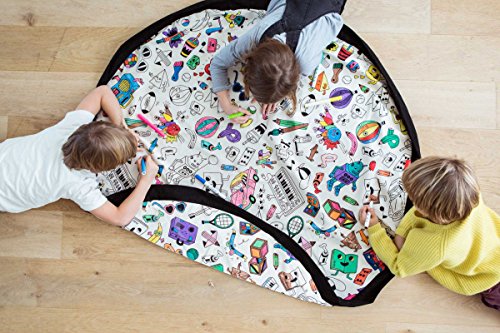 Play & Go Designer Collab Storage Bag, Color- Omy, Diameter- 140 cm