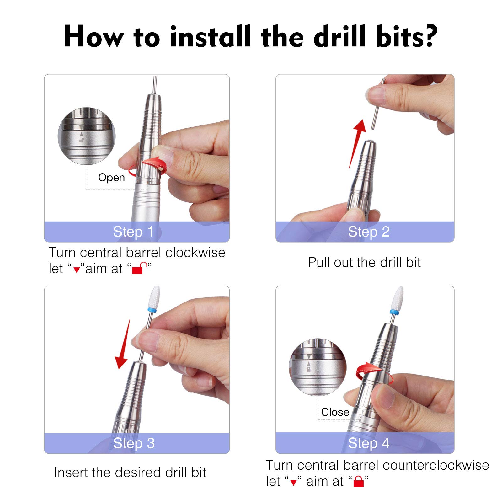 IMENE Brushless Nail Drill Handpiece