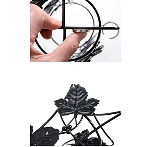 DOUBA Wine Holder Glass Holder 2 in 1 Party Display Stand Storage Rack Goblet Holder Champagne Bar