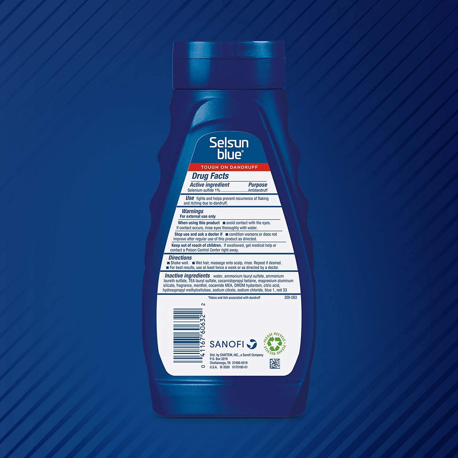 Selsun Blue Dandruff Shampoo Medicated -- 11 fl oz