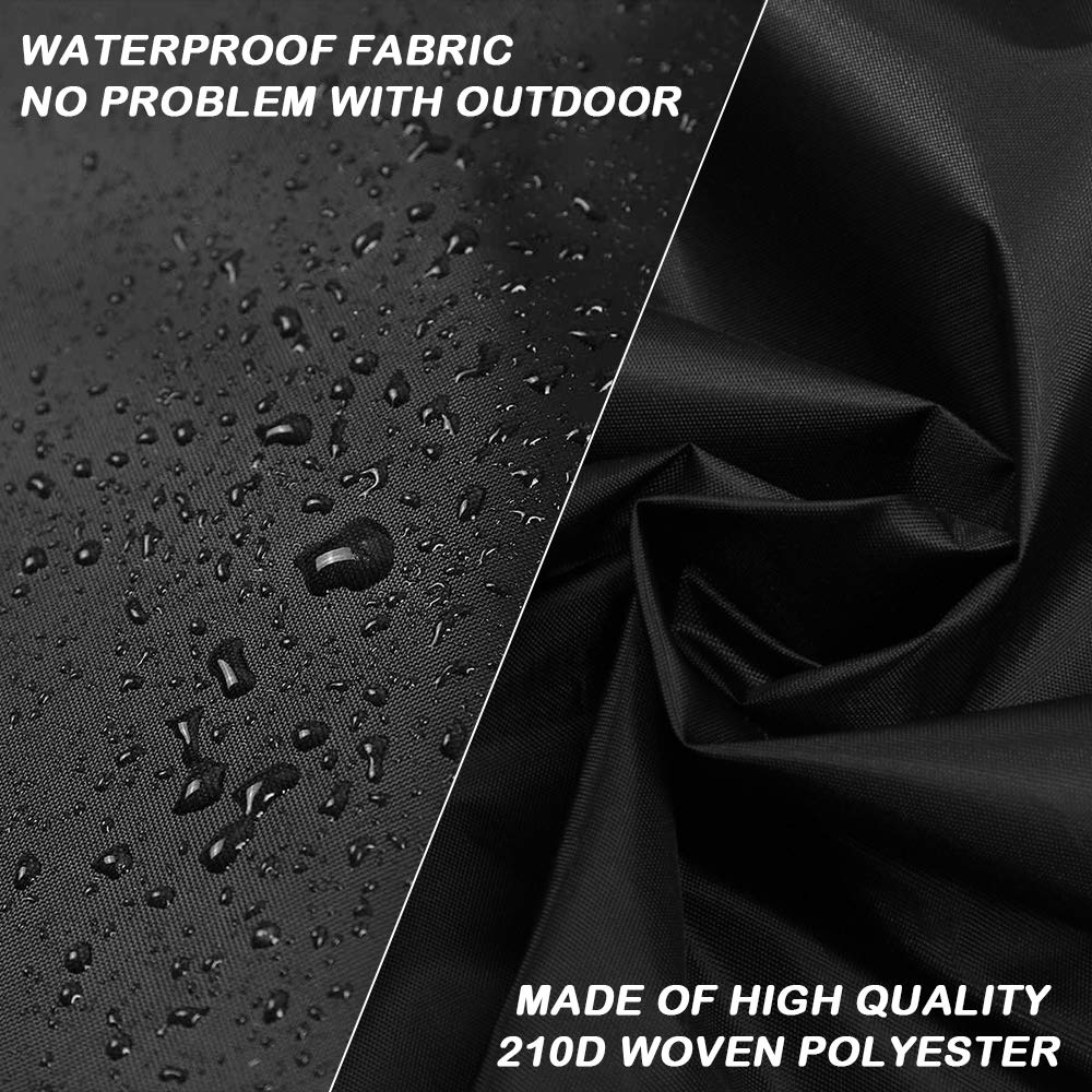 Bavnnro Treadmill Cover, Dustproof Waterproof Cover Fit for Home Non-Folding Running Machine Protective Cover with Drawstring for Indoor & Outdoor (Black,78 x 37 x 59 inch)