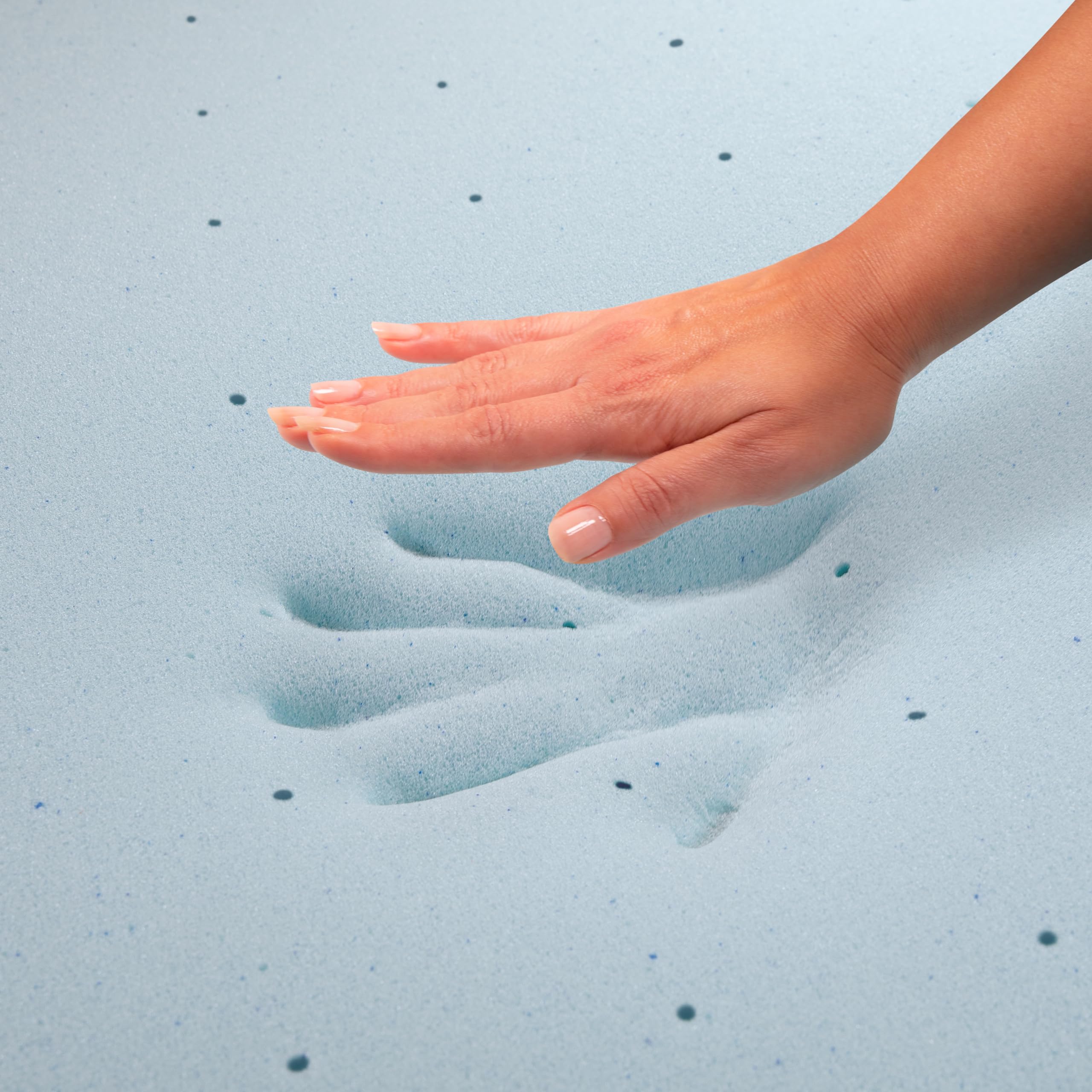 EMMA + OLIVER 2 Inch Gel Infused Memory Foam Mattress Topper, CertiPUR-US Certified Foam, King Size
