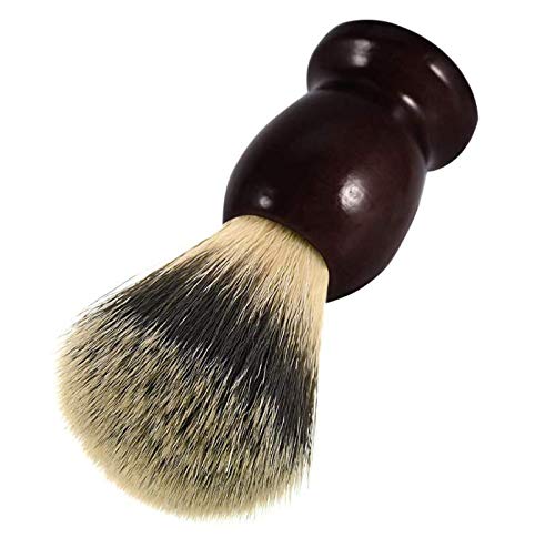 Bannerman Classic Wood Handled Shave Brush. 23 mm knot. Vegan friendly.