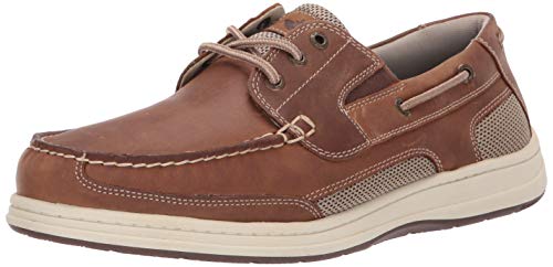 Dockers Men's Beacon Boat Shoe, Dark Tan, 10 Wide