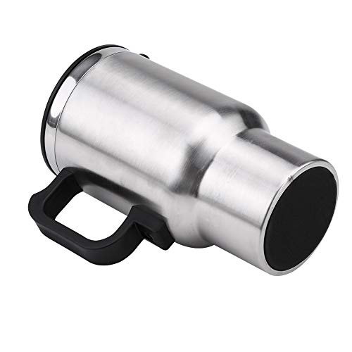 Electric Water Kettle, 12V 450ml Electric Incar Stainless Steel Travel Heating Cup Coffee Tea Car Cup Mug