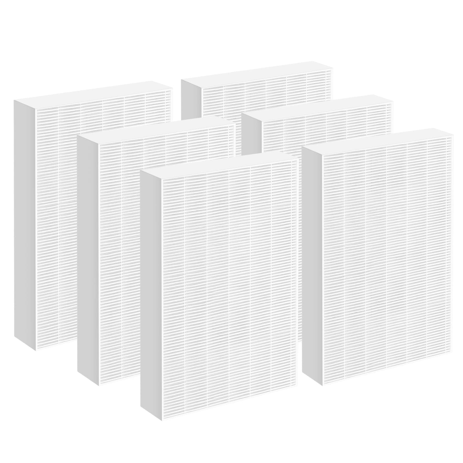 isinlive Filter R Replacement for Honeywell Air Purifier HPA100 200 300 and 5000 Series, 6 Pack True HEPA Filter Compatible with Honeywell R Filter