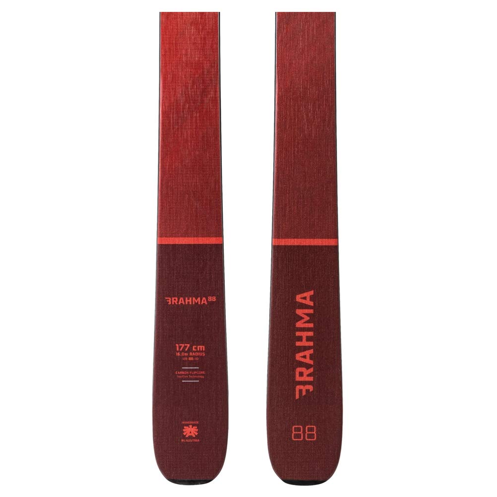 Blizzard 8A005200001 Men's Brahma 88 All-Mountain Freeride Red Skis, 165