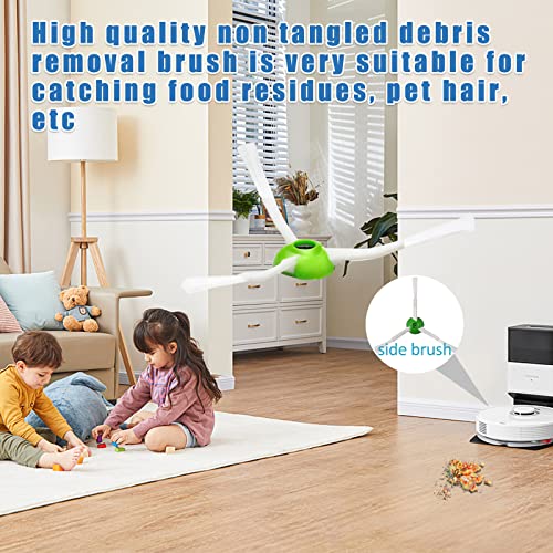 Esmartlife Replacement Parts Compatible for iRobot Roomba I,E &JSeries Vacuum Cleaner i3 i3+ i4 i4 + i6 i6+ i7 i7+ i8 i8 Plus E5 E6 E7 J7,1 Set Rubber Brushes 4 Filter& 4 Side Brushes