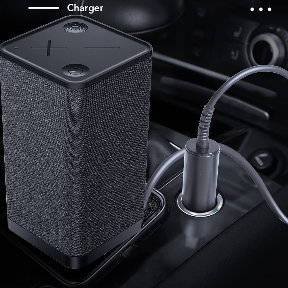 CASIMY 19V Car Charger Compatible with Ultimate Ears UE Hyperboom Hyper Boom Portable Bluetooth Party Speaker S00175 884-001085 984-001591 984-001689 Car Cigarette Lighter Power Supply DC Adapter