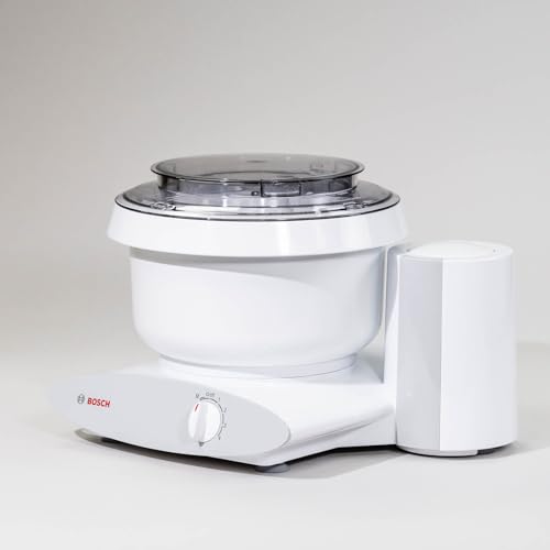 Bosch Universal Plus Stand Mixer 500 Watt, 6.5 Quarts with Wire Whips, Dough Hook & NutriMill Dough Hook Extender Bundle