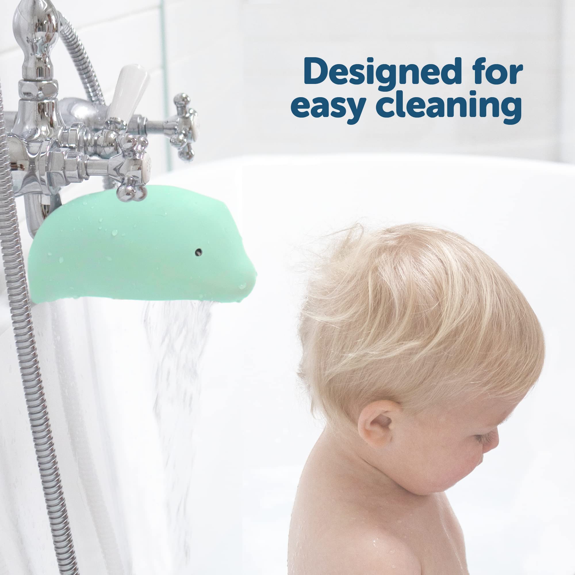 Bath Spout Cover - Bathtub Protector for Baby, Toddler, and Kids - Jool Baby (Aqua)