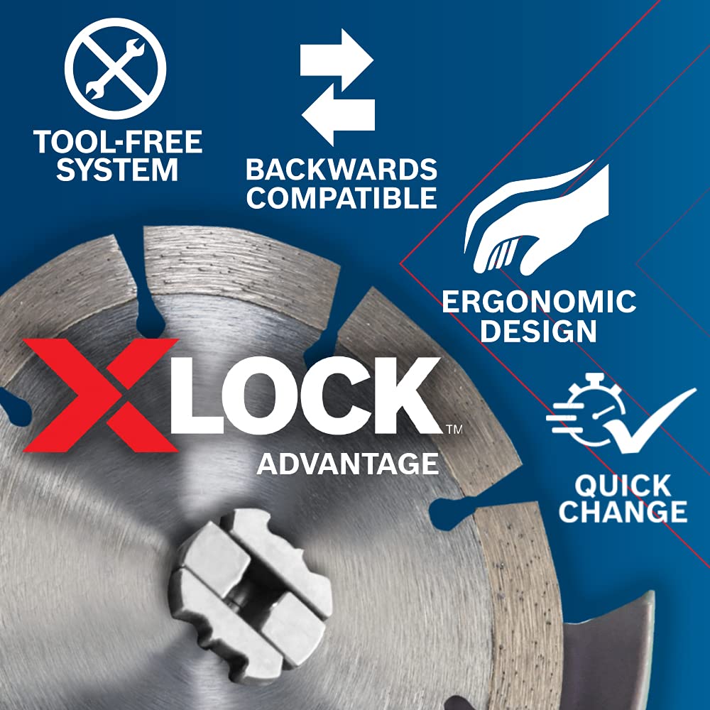BOSCH WBX408 4-1/2 In. X-LOCK Arbor Carbon Steel Stringer Bead Knotted Wire Wheel For Applications in Difficult Brushing in Tight Places for Cleaning Welds