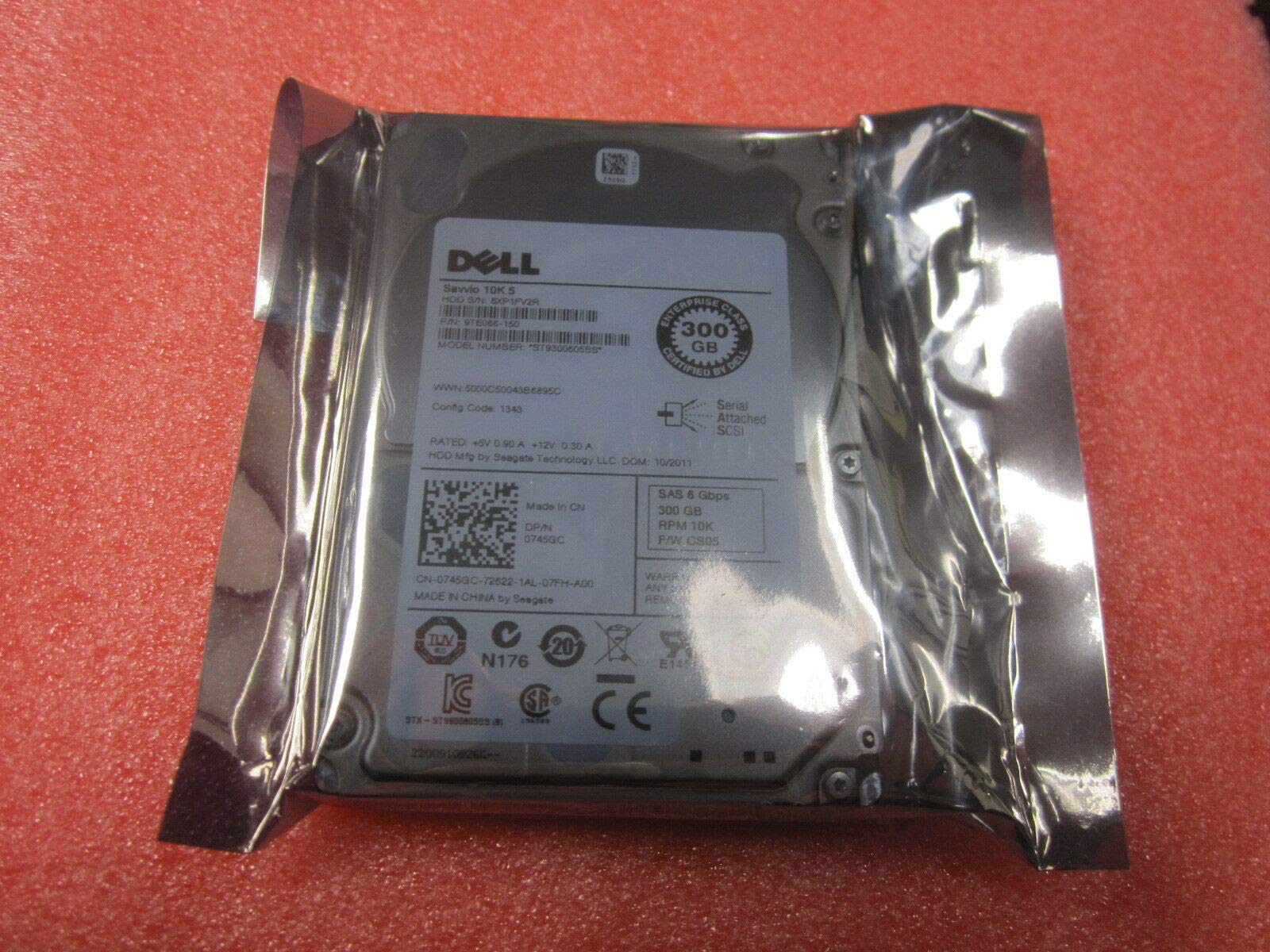 ST9300605SS - Seagate Savvio 300GB 10K RPM 2.5" SAS Hard Drive.