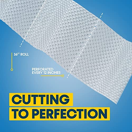 Bubble Cushioning Wrap Bubble Rolls Perforated Every 12 Inches - 12 Inches x 72 Feet Total - Ideal for Shipping Packing Moving Bubble Packing Moving Wrap