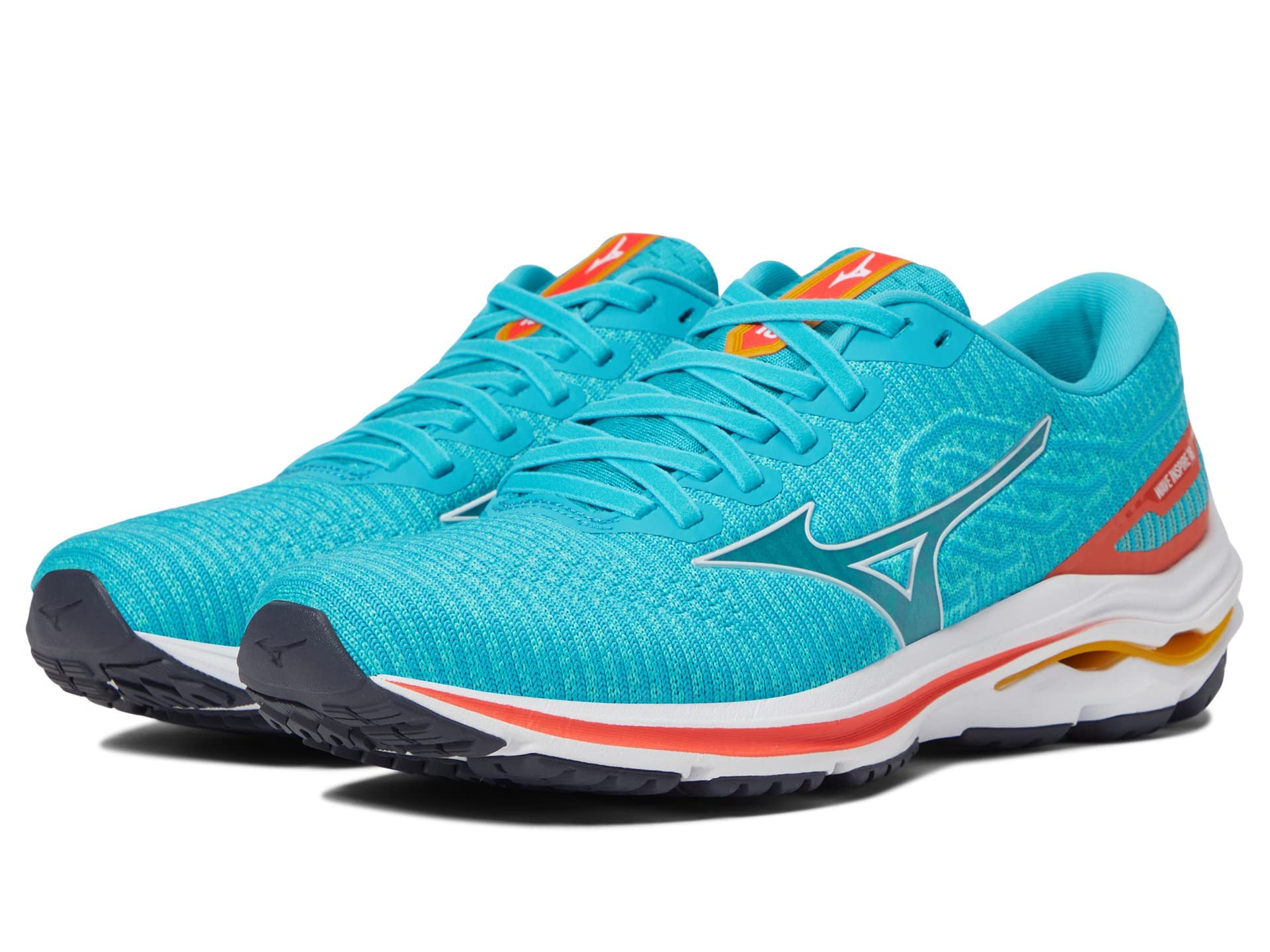 Mizuno Women's Wave Inspire 18 Running Shoe, Turquoise, 8