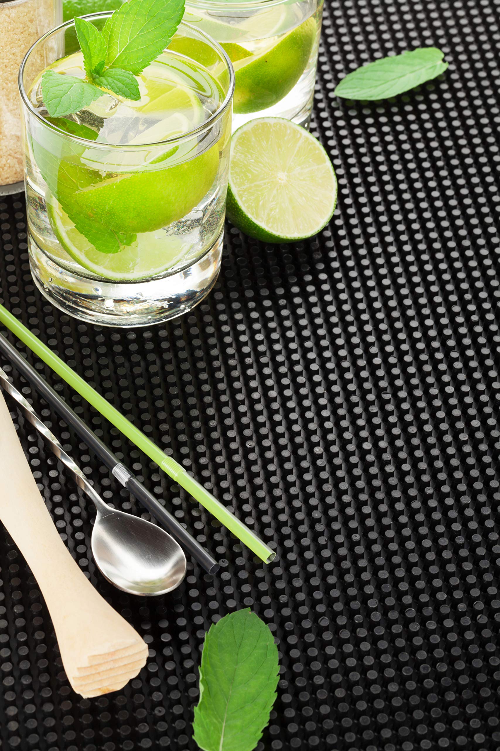 Bar Mat Silicon Graded, Heat Resistant Mat, Food Safe, Drip Mat, Restaurant, Coffee Bar Mats, and Kitchen Bar Service Mat, Spill Mat for Drying Dishes (18?X 12?)