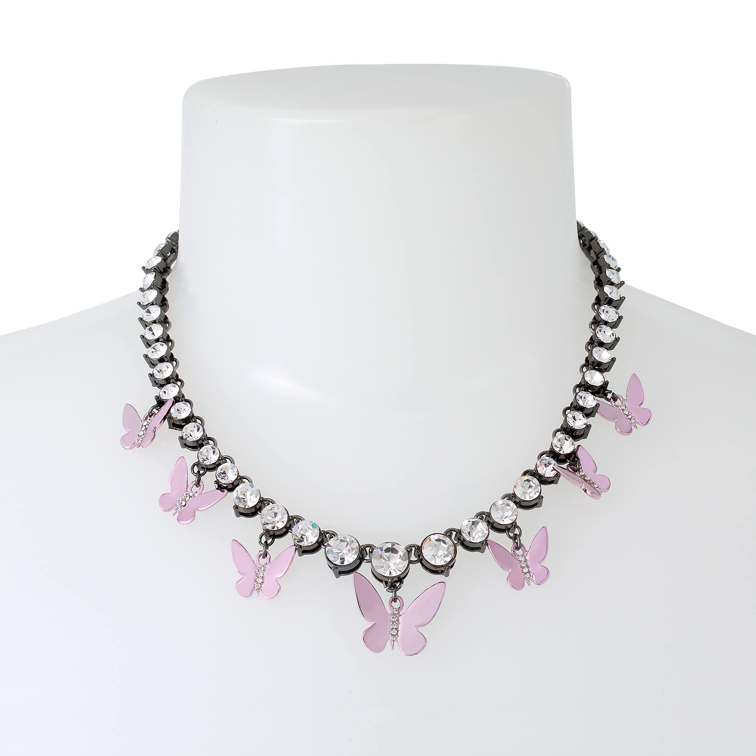 Betsey Johnson Butterfly Charm Necklace