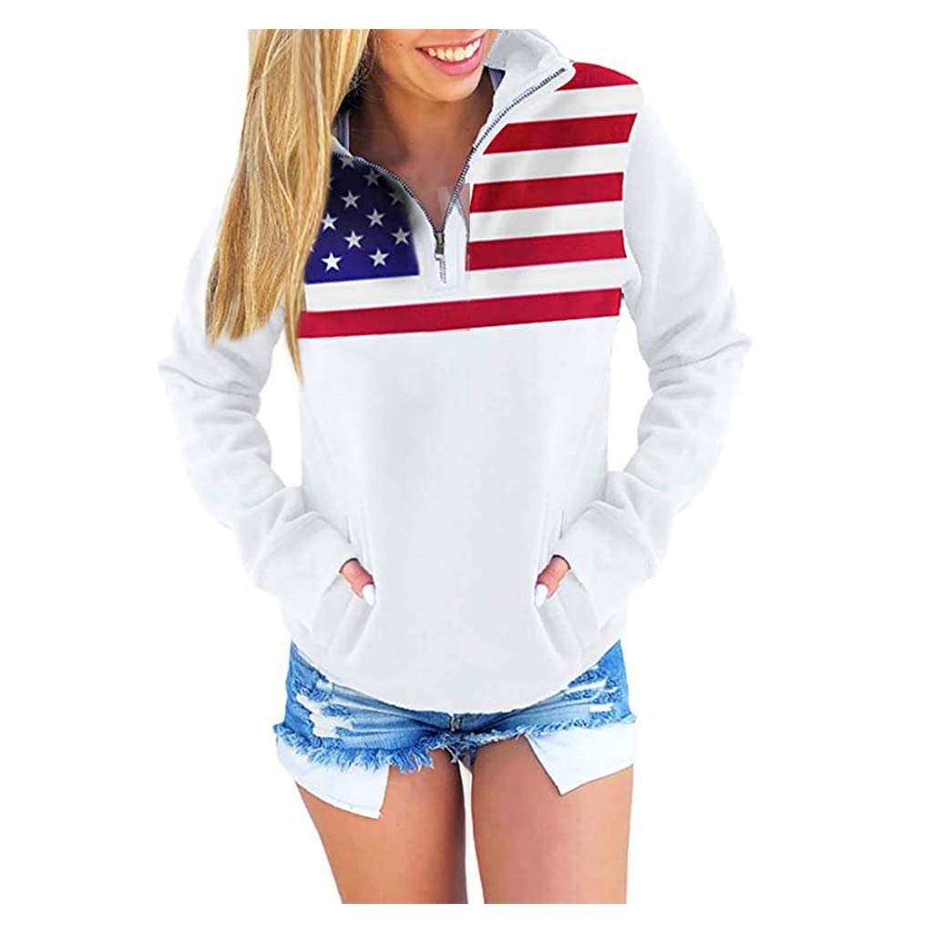 Bikini Top White t Shirts for Men Plus Size Blouses for Women White Tank Top Women Womens Shirts Summer Womens Blouses and Tops Sleeveless Tops for Women Girls 4th of July Shirt(White,L)