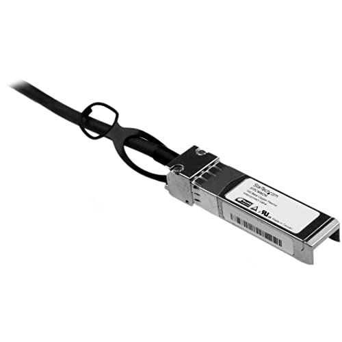 StarTech.com Cisco SFP-H10GB-CU2M Compatible 2m 10G SFP+ to SFP+ Direct Attach Cable Twinax - 10GbE SFP+ Copper DAC 10 Gbps Low Power Passive Transceiver Module DAC Firepower ASR920 (SFPCMM2M)