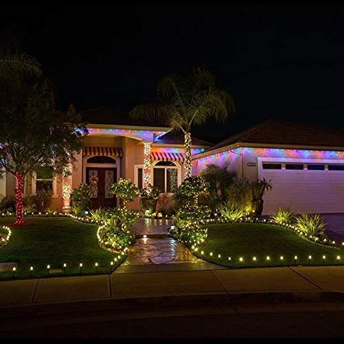 Brightown C9 Christmas String Lights Outdoor, 25.7 Feet 20 Bulbs Pathway Lights Waterproof Replaceable for Indoor Xmas Party Holiday Wedding Commercial Decorations (Warm, LED)