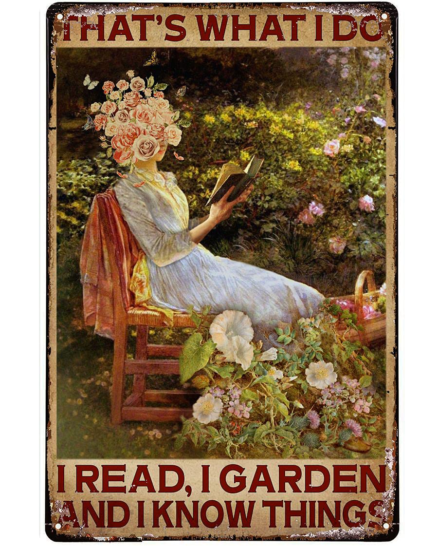 Interesting Lodge Sign That's What I Do I Read I Garden Metal Tin Sign Bar Restaurant Garage Garden Wall Indoor Wall Panel Retro Vintage Mural Size 20x30 cm