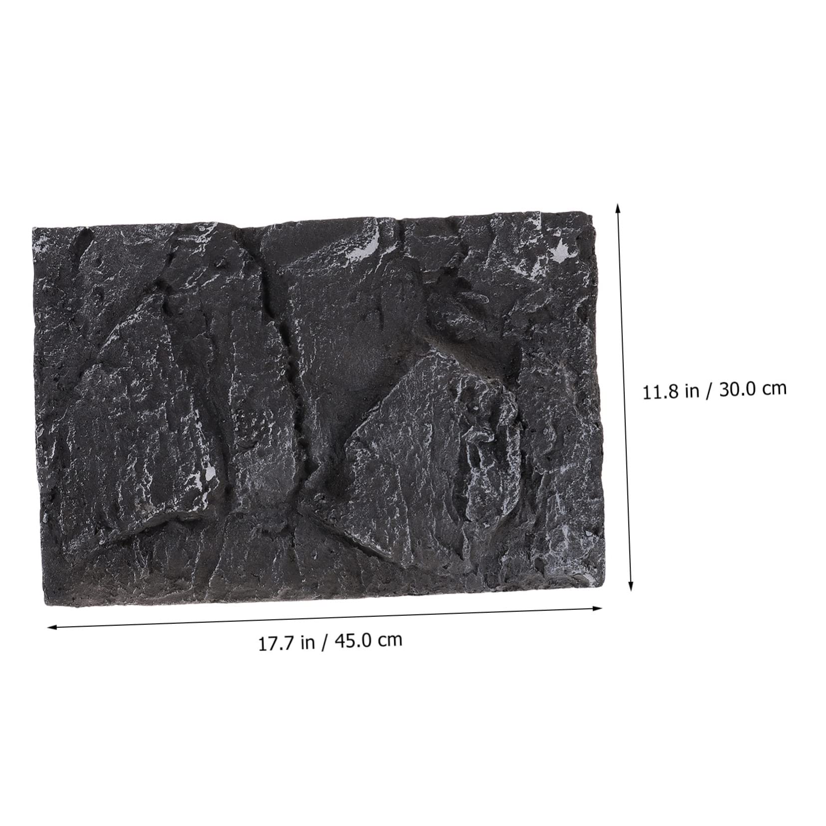 balacoo 2pcs Turtle Tank Decorative Board Reptile case Background Aquarium Decor Background Bearded Dragon Tank 40 Gallon Reptile Tank 20 Gallon Fish Tank Pet Foam Universal 3D Marble