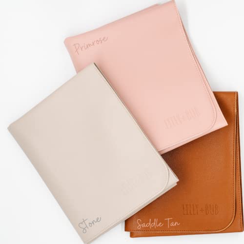 Changing Pad Portable (16 x 30), Vegan Leather Baby Wipeable Changing Mat Portable Changing Pad Diaper Clutch Station Changing Pad - Foldable Changing Mat - Changing Mat Baby Station (Stone)