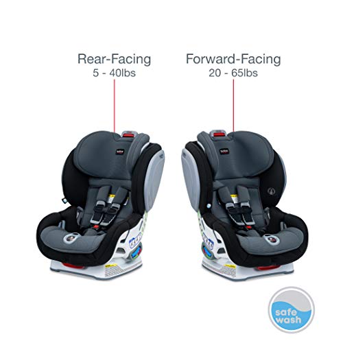 Britax Advocate ClickTight Convertible Car Seat, Otto SafeWash , 23x20x23.5 Inch (Pack of 1)
