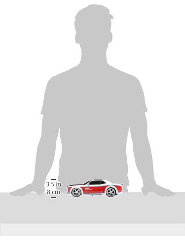 Jada Toys Bigtime Muscle 1:16 2019 Dodge Challenger SRT Hellcat RC Remote Control Car 2.4 GHz Silver, Toys for Kids and Adults