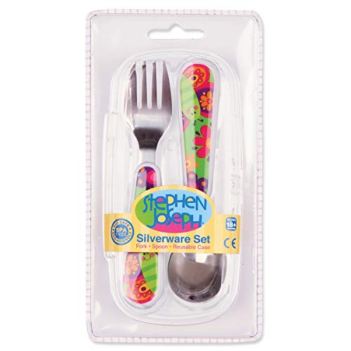 Stephen Joseph Silverware Set, Butterfly