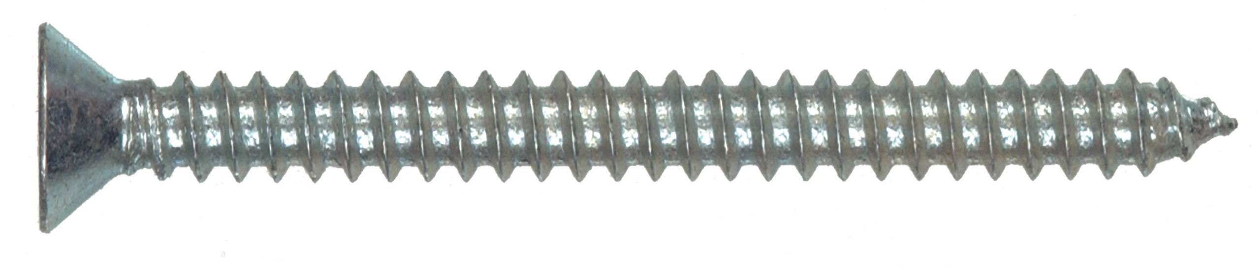 The Hillman Group 80235 12-Inch x 2-1/2-Inch Flat Head Phillips Sheet Metal Screw, 100-Pack, 2.5 inches, Silver, 100 Count