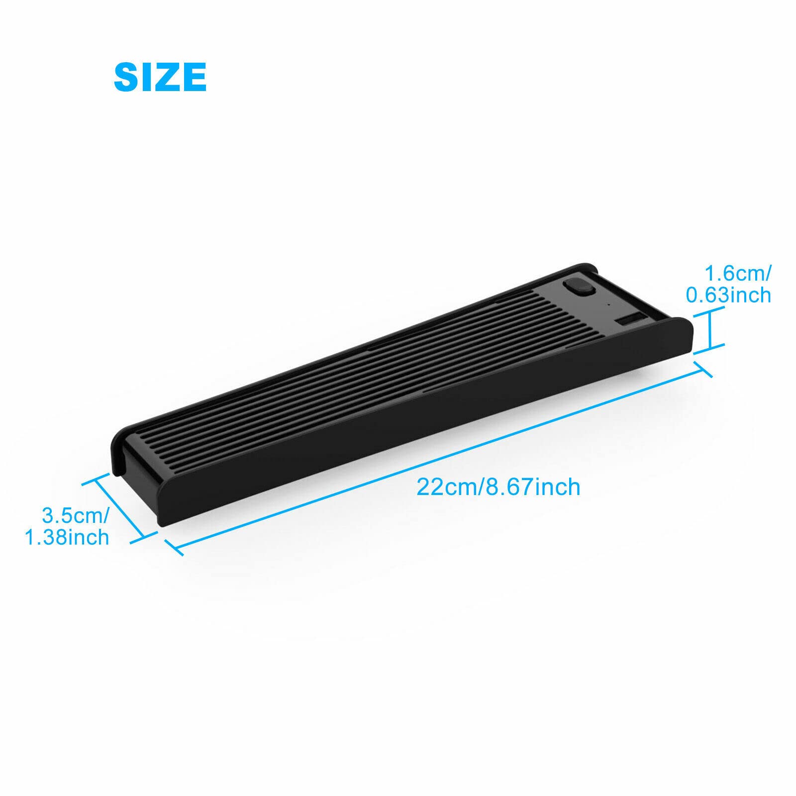 Bestyu Cooling Fan Cooler Game External Accessories For PS5 PlayStation 5 Gaming Console Host (Black)