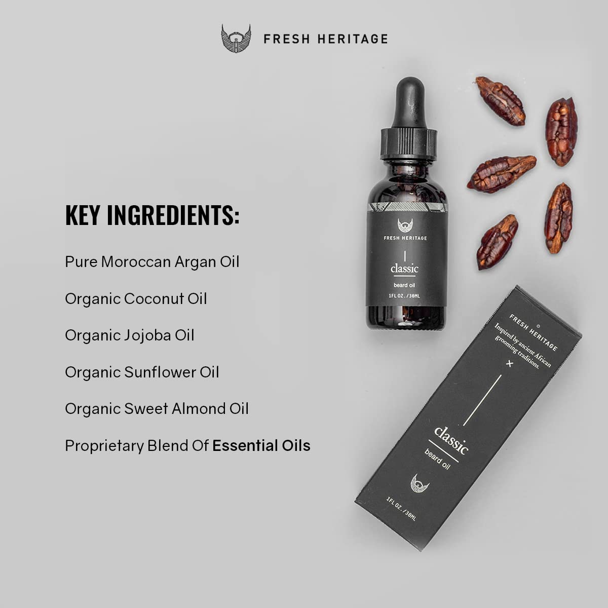 Beard Growth Kit - Beard Wash, Conditioner, Oil for Men's Grooming and Care