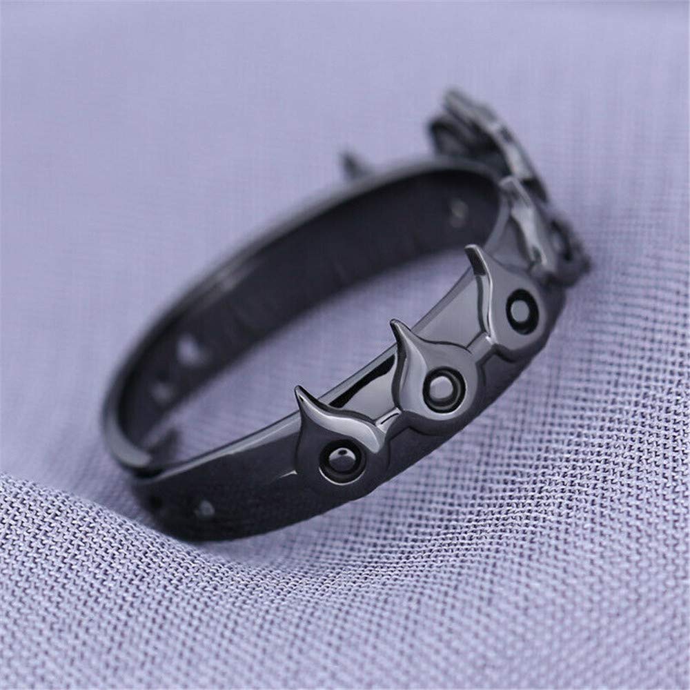 Anime Meliodas Black Dragon Finger Ring Fashion Rings Adjustable Cosplay Props