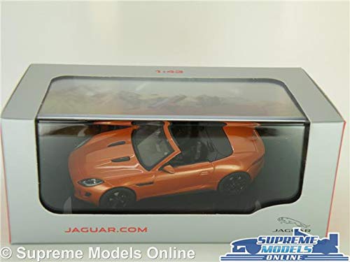 Jaguar F-Type V8-S CAR Model FIRESAND Orange F Type 1:43 IXO Dealer Special T3