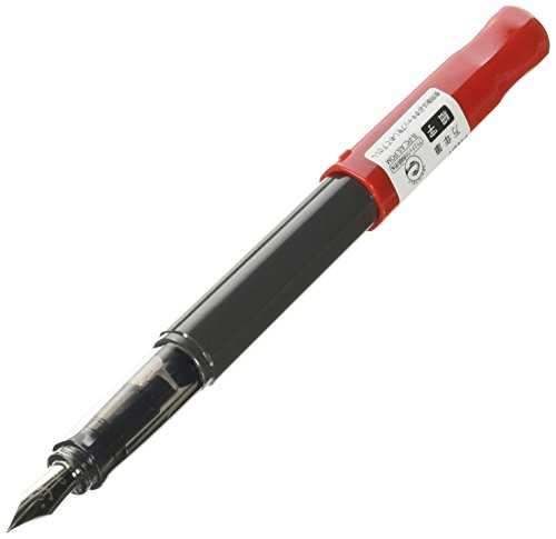 Pilot Kakuno Fountain Pen of Biginners, Fine Nib, Red Body (FKA-1SR-RF)
