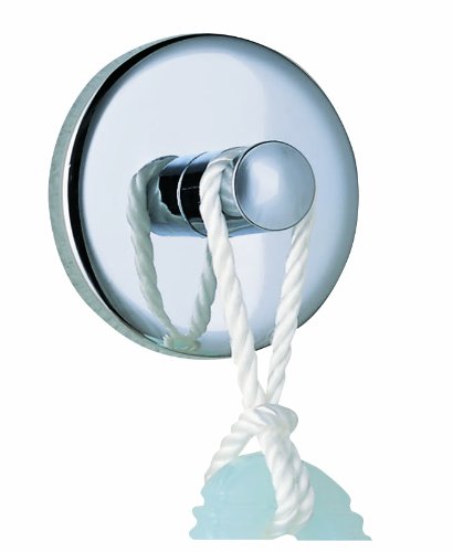 Plumb USA 4-Piece Bathroom Hardware Accessory Set, Includes Towel Bar, Toilet Paper Holder, Towel Ring and Robe Hook, Chrome Finish