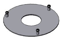 ENS Contour Stand, Swivel Stand for The MX915 and MX925 EMV Credit Card Machine(367-3213) and Genesis Glue Pad System (367-0683)