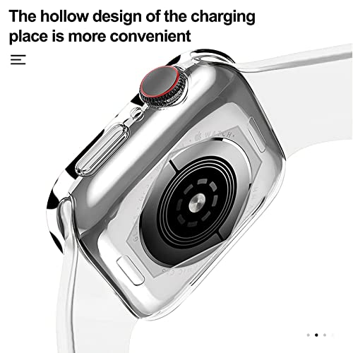 Cow Pattern for iWatch Protective Case Compatible for Apple Watch Case 38/ 40 mm for Apple Watch Series 6/5/4/3/2/1,Ultra Thin HD Clear Soft TPU Edge Cover (38/ 40 mm, Cow)