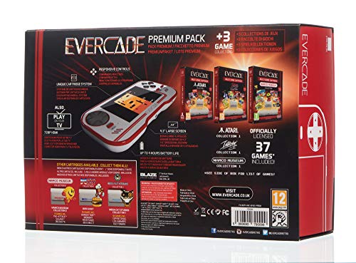 Evercade Premium Pack [EU] Includes 3 Cartridges: Atari Volume 1, Namco Museum Volume 1, and Interplay Volume 1