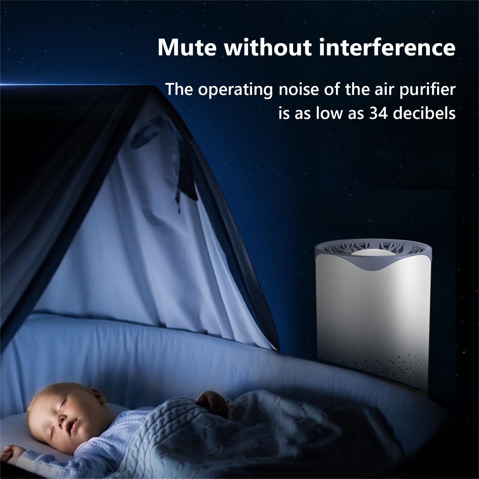 Bedroom 𝐅𝐨𝐫𝐦𝐚𝐥𝐝𝐞𝐡𝐲𝐝𝐞 Purifier With Sleep Mode, USB Charging Portable Purifier Office 24dB Filtration System, Household Air Fresh Purifier For Car Home Desktop Air Cleaning