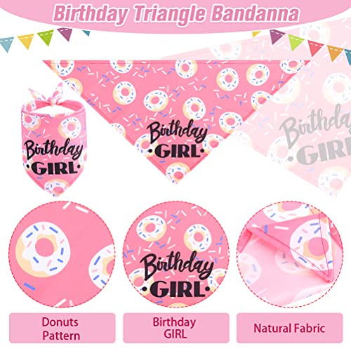 EXPAWLORER Dog Birthday Bandana Set - Cute Hat and Squeaky Monkey Toy for Birthday Party Supplies Gift - Great for Small Medium Large Dogs