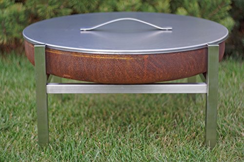 Curonian Fire Pit Stainless Steel Cover/Lid - 25"