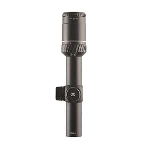 AXEON Optics 1-6x24mm Tactical Rifle Scope, Black, One Size