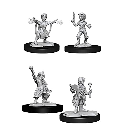 Wiz Kids Dungeons & Dragons Nolzur feet s Marvelous Unpainted Miniatures Bundle: Gnome Artificer Female W14 + Gnome Artificer Male W14