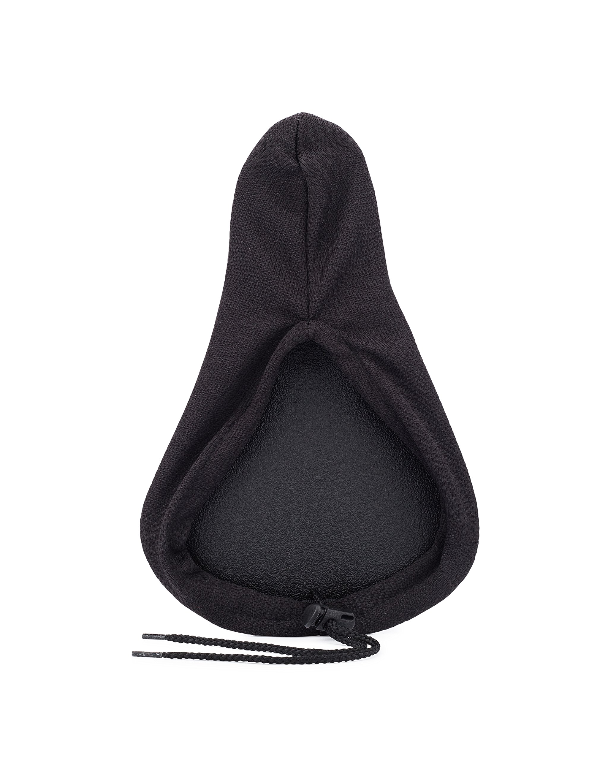 BC Bicycle Company Gel Saddle Cover Comfortable Seat Cover for Mountain, Road and Hybrid, Bikes – Large