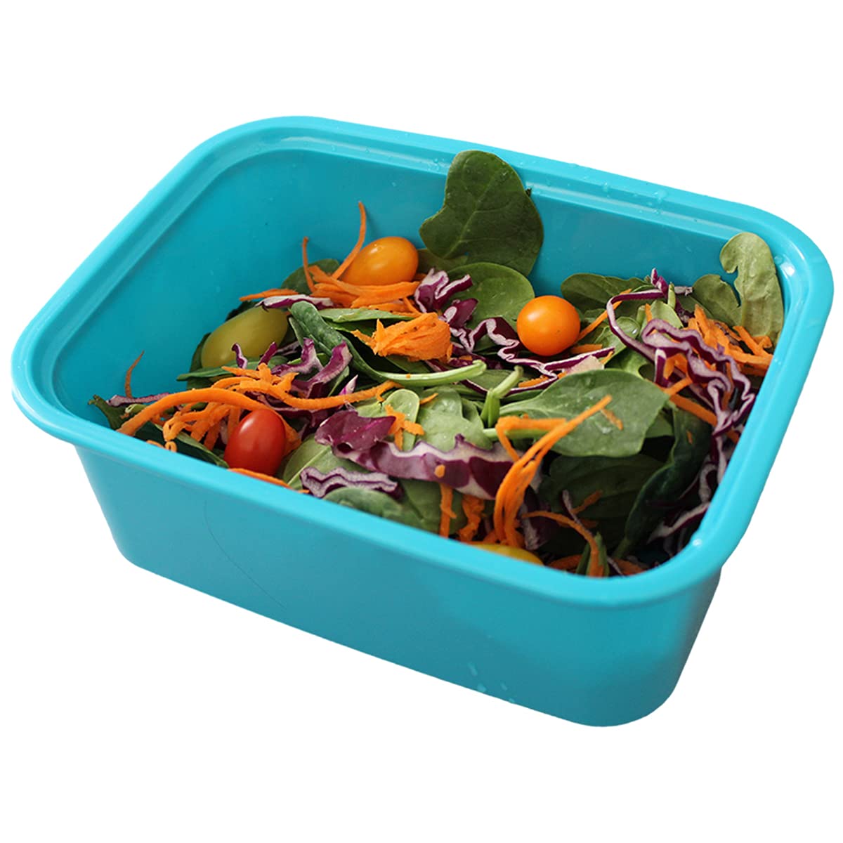 Curver To Go Lunchbox + Cutlery & Accessories BPA free (Blue, Rectangle-1,2L)