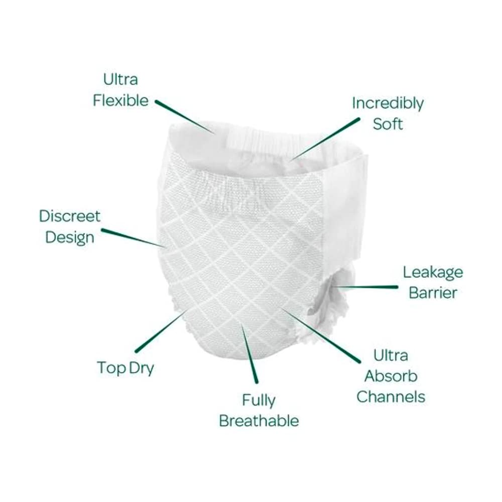 Bambo Nature Premium Dreamy Night Pants: Girls 8-15 years, 60 Count