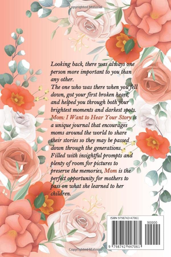Mom: I Want to Hear Your Story: A perfect keepsake journal to gift your mom on any occasion